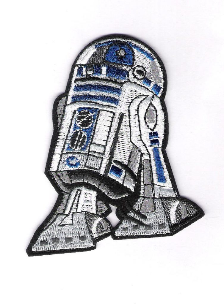 patch embroidered / écusson thermocollant Star Wars, R2D2 – Rock Métal ...